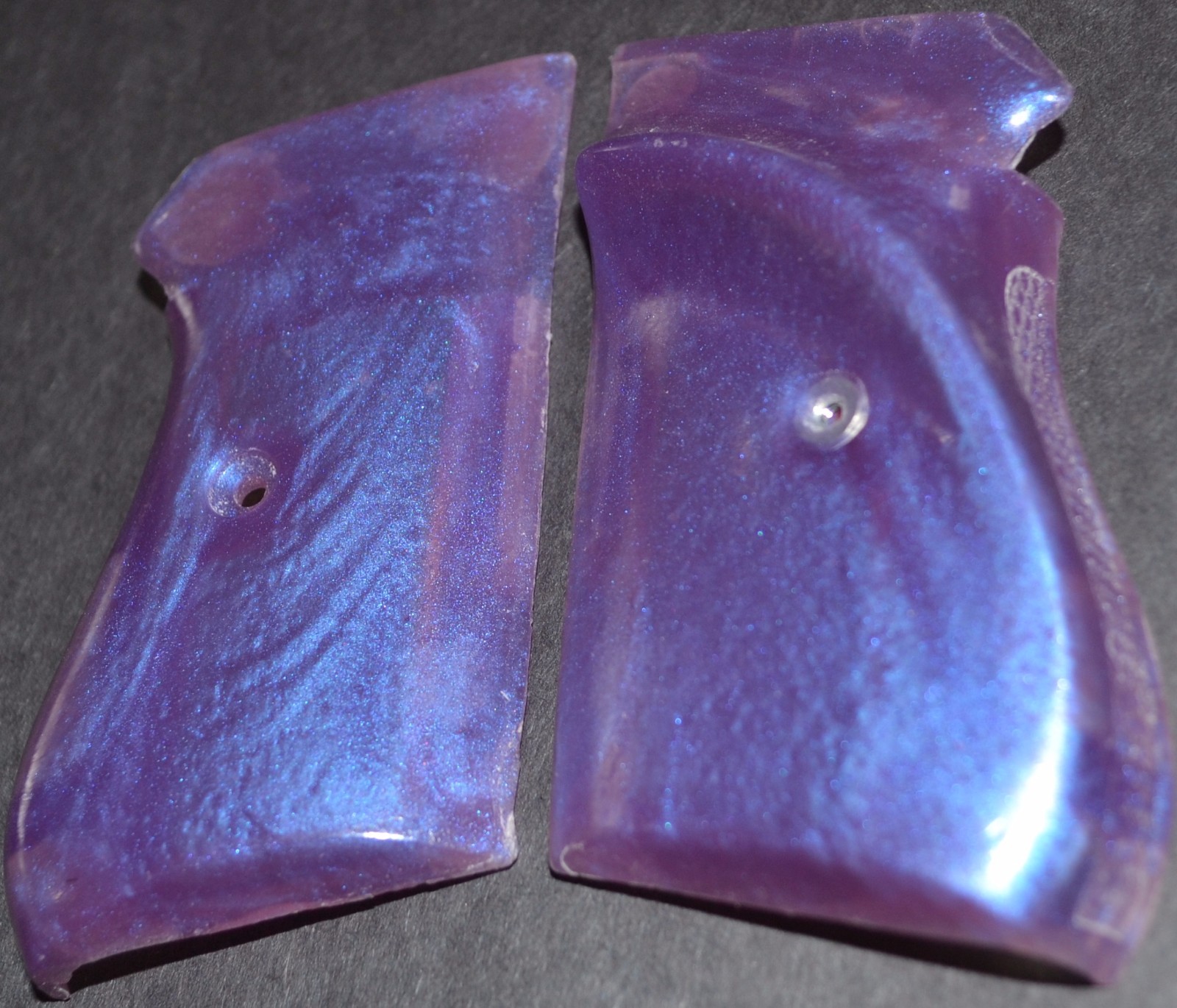 Bernardelli Model 60, 80 pistol grips Misty Lavender plastic with screw ...