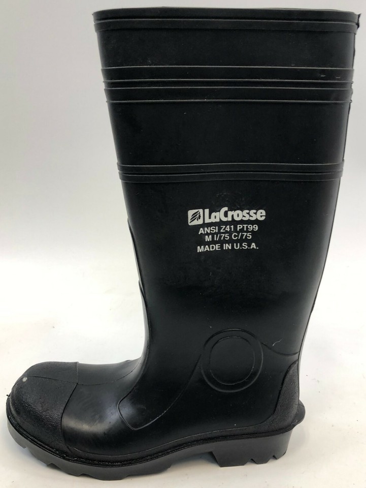 Lacrosse Steel Toe Work Laboratory Boots Waterproof Rubber ANSI Z41 ...
