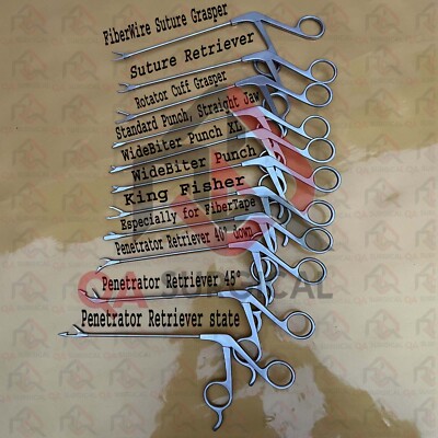 Arthroscopy Shoulder Surgery Instruments Set of 11 Pieces German ...