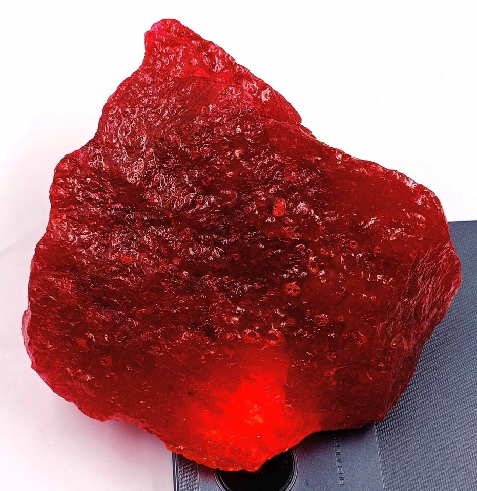 1600-1650 Ct Big Sale Offer Natural Red Ruby Dyed Rough EGL Certified ...