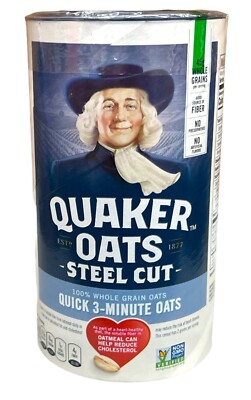 Quaker Oats Steel Cut Quick 3 Minute Oats 25 oz | eBay
