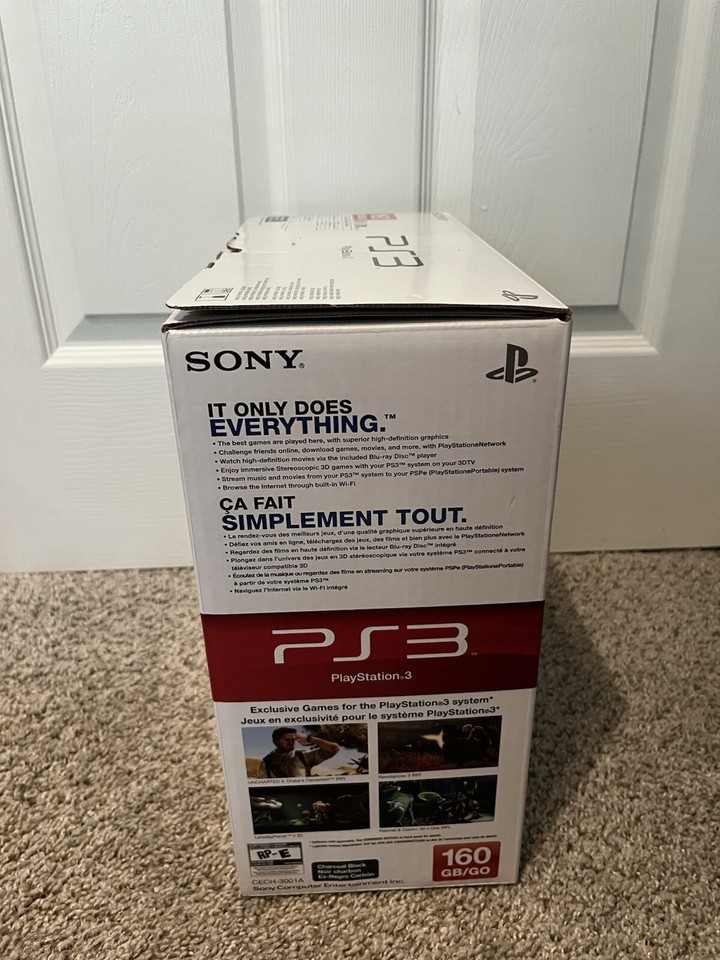 Sony PlayStation 3 Slim 160GB Console CIB* OPEN-BOX W/ Matching Serial ...