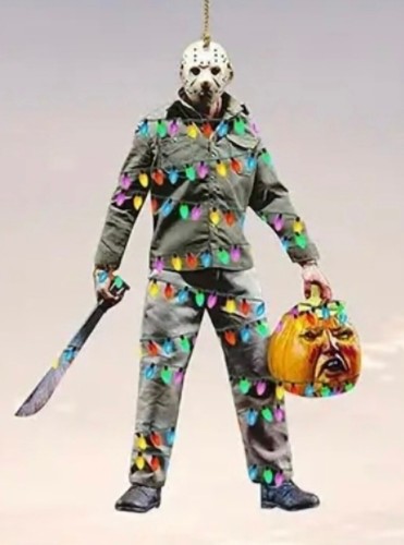 JASON Christmas Ornament FRIDAY THE 13th Halloween Horror Wrapped In ...