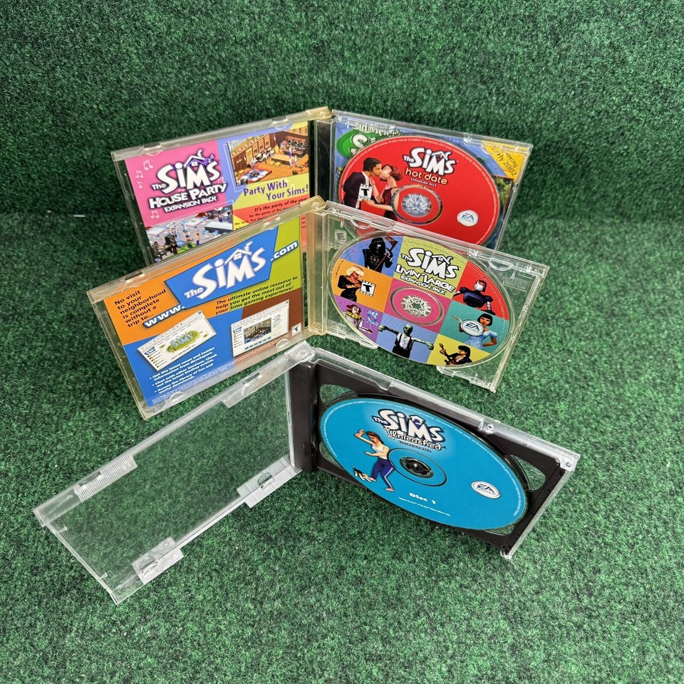 The Sims: Expansion-Pack Lot For PC, Hot Date, Unleashed, Livin’ Large ...