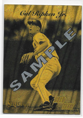 Cal Ripken Jr. 1995 Score Select GOLD TEAM SAMPLE Card #3 of 12 | eBay
