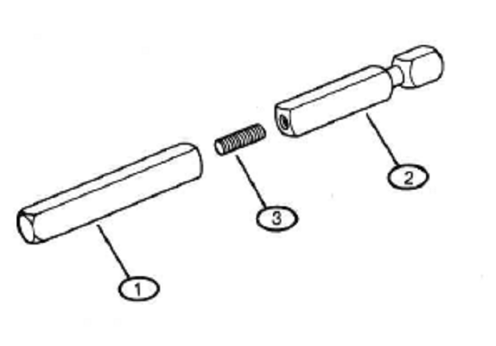 Sargent Lock 81-2946 spindle for 8100 series 3 3/4" long | eBay