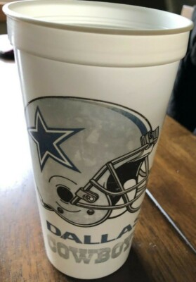 Dallas Cowboys 24 OZ Plastic Cup ICEE Coca Cola NFL RARE Vintage #10 | eBay
