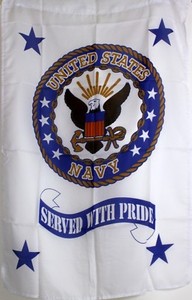 28"x40" U.S. Navy "Served With Pride" Banner | eBay