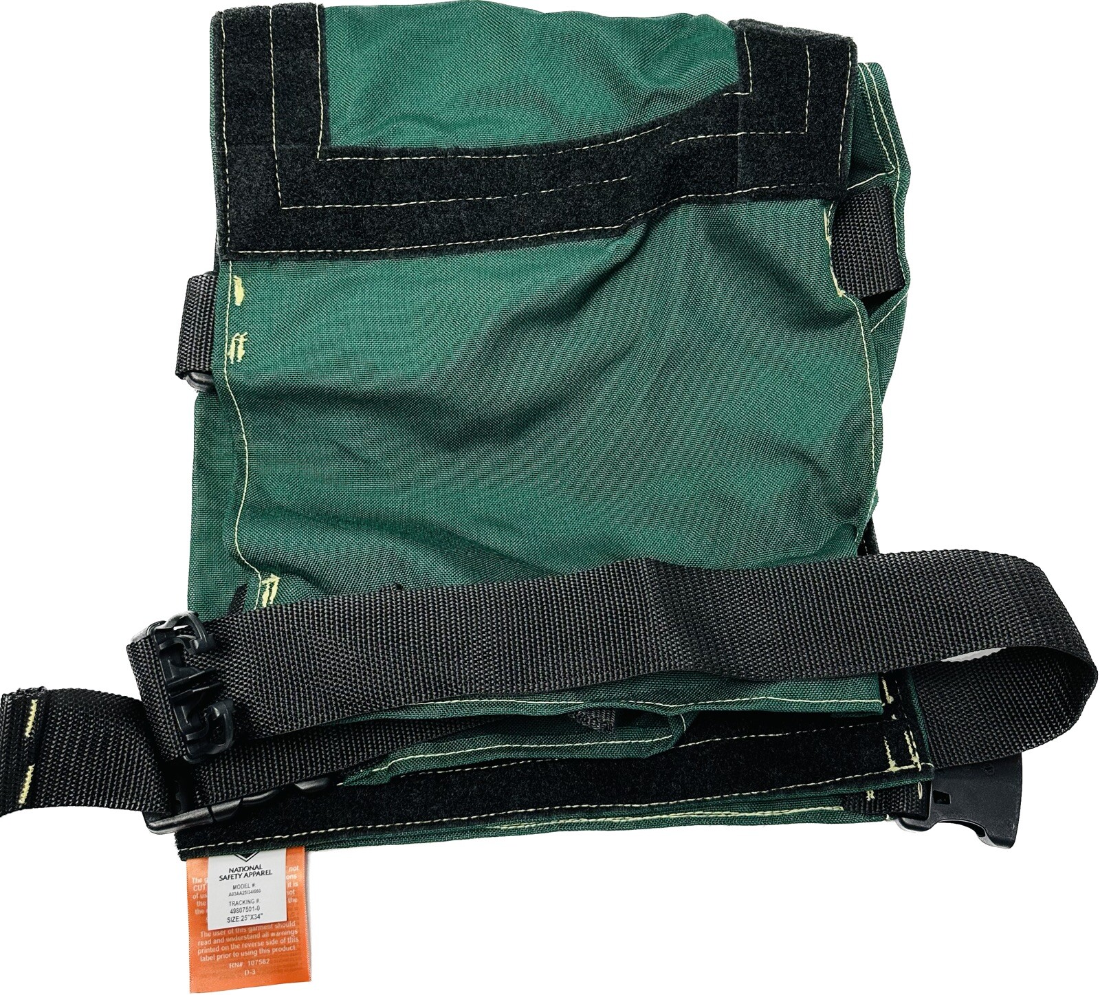 NSA Chaps 10 OZ Nylon Chaps Leg Protection 25" X 34", ANSI Cut Level 2 ...