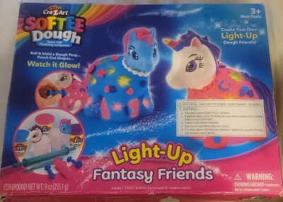 Cra-Z-Art Softee Dough Light-Up Fantasy Friends Super Soft Modeling ...