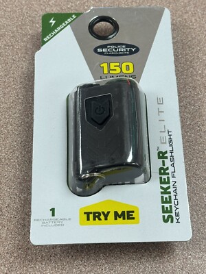 Police Security Seeker-R 150 Lm. Rechargeable LED Keychain Light 98687 ...