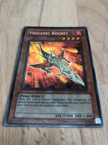 Volcanic Rocket FOTB-EN000 Secret Rare Unl Edition Yugioh Card | eBay