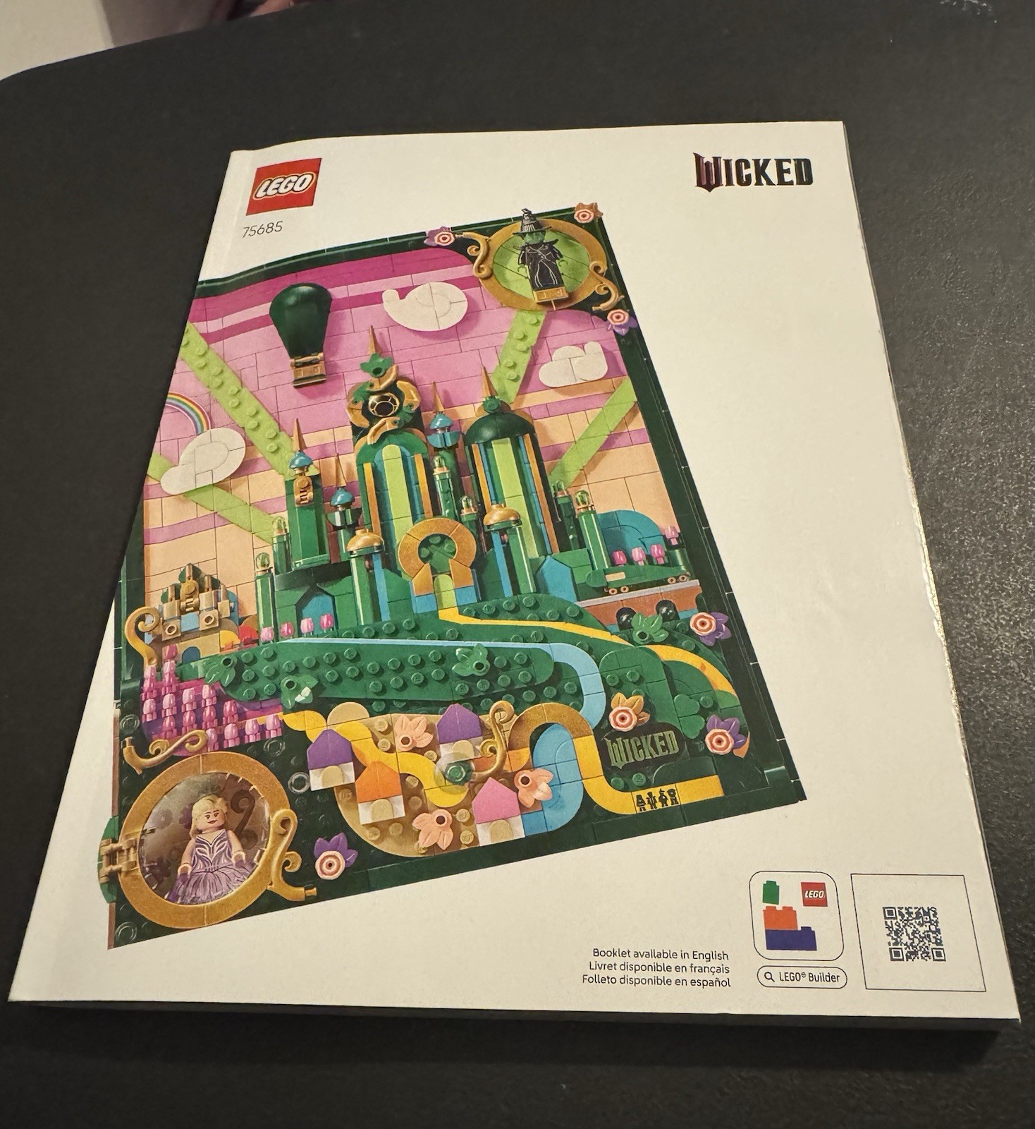Lego 75685 Wicked Emerald City Wall Art Manual Only No Bricks | eBay