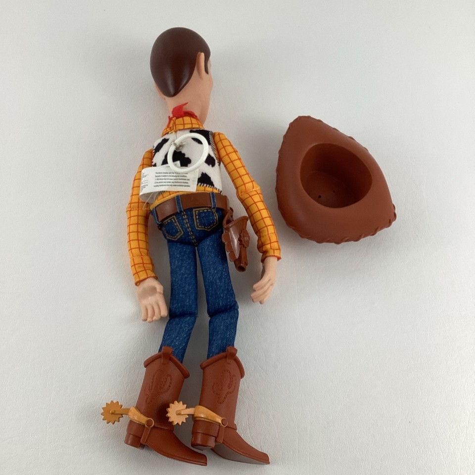 Disney Pixar Toy Story Sheriff Woody Figure 15" Pull String Cowboy Doll ...