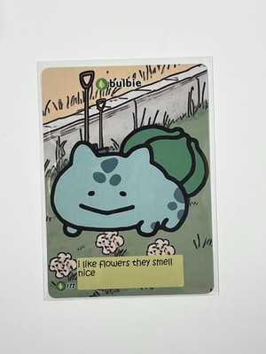 Pokiebubies - Bulbie (Bulbasaur) - Non Holo - Pokemon Parody/Fan Art | eBay