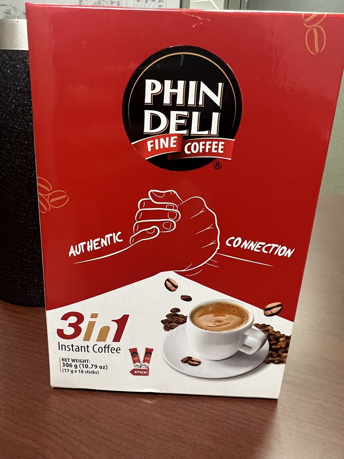 Phin Deli Fine Coffee 3in1-1 Box of 18 Pack x17g-Product of Nova ...