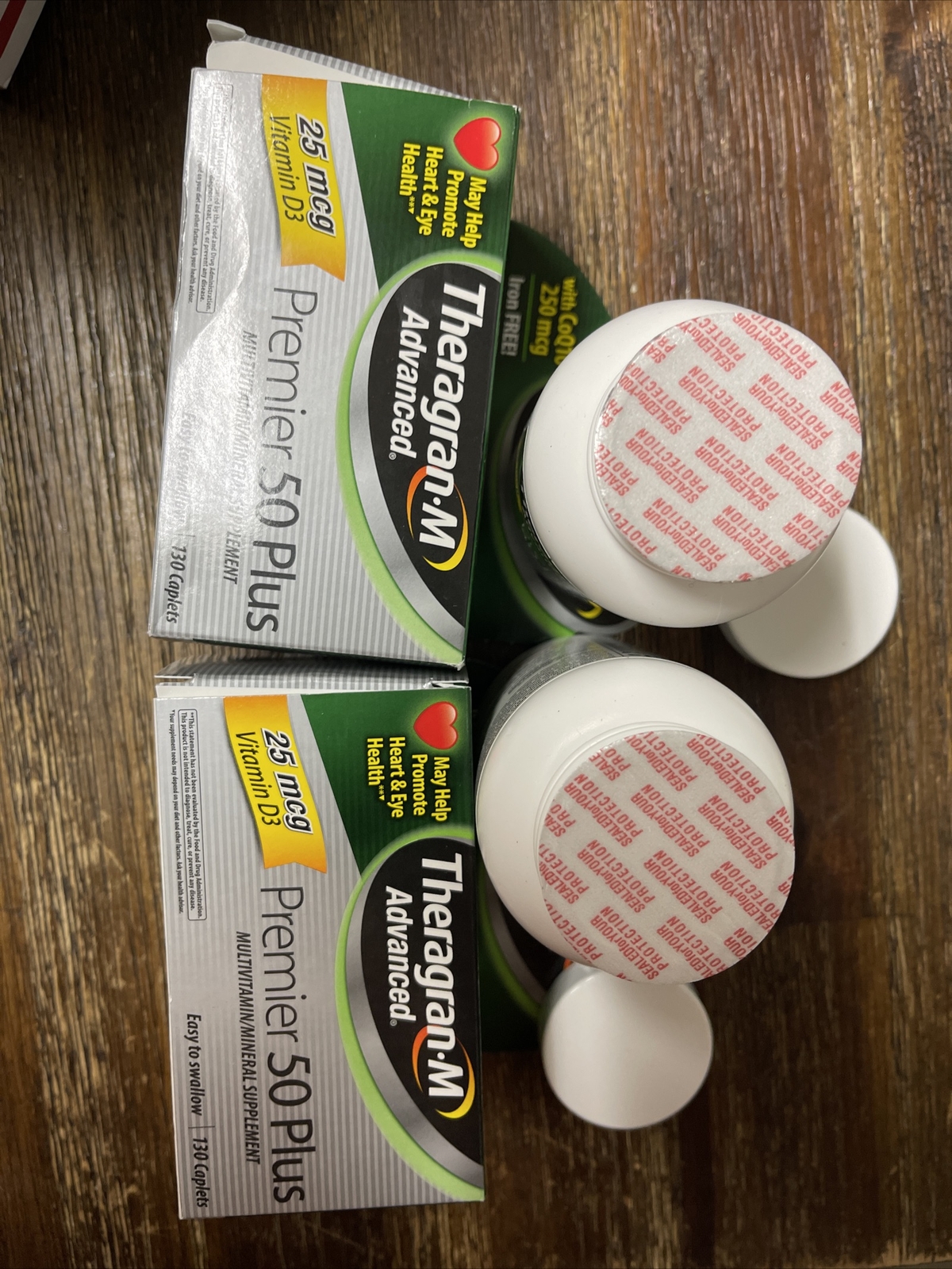 Theragran-M Premier 50 Plus Multivitamin/Mineral Supplement - 130 ...