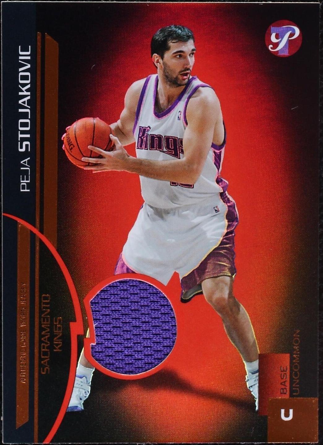 2005-06 Topps Pristine - Peja Stojakovic #155 Uncirculated /100 (MEM ...