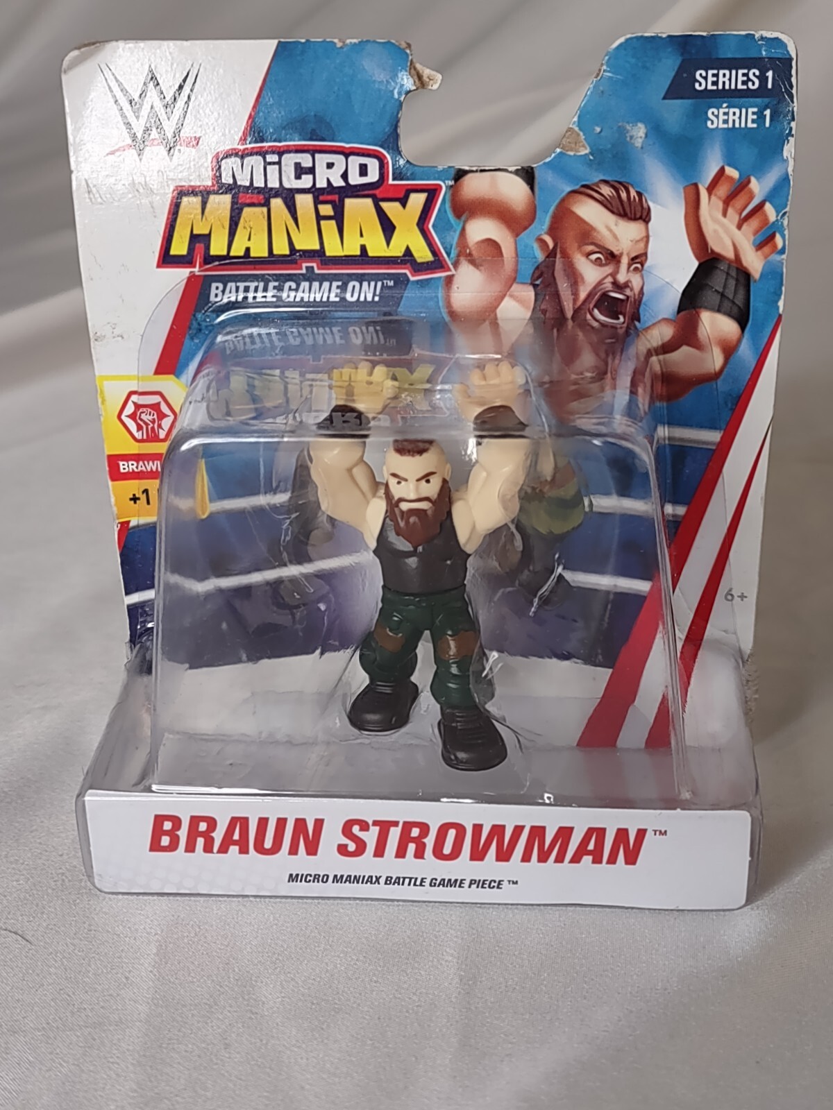 Braun Strowman WWE Micro Maniax Series 1 Battle Game On Mini Action ...
