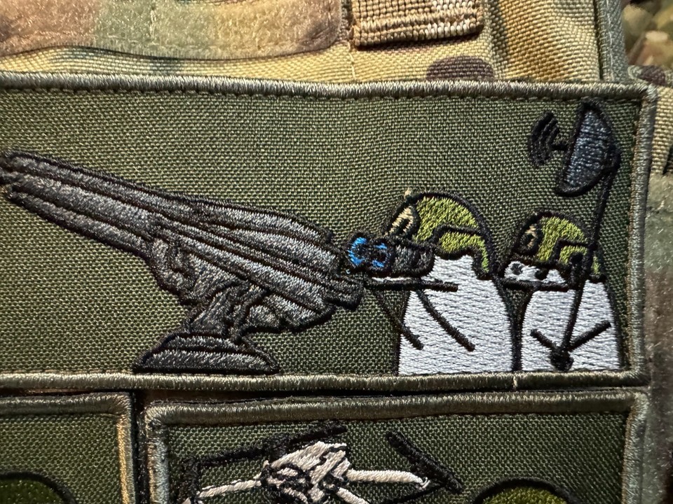 Set of 5 pcs. Embroidered Ukraine military chevron guber Flork moral ...