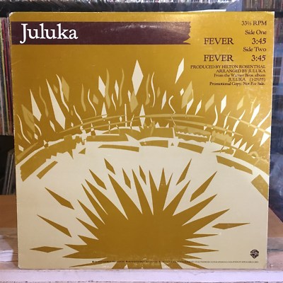 [ROCK/POP]~EXC 12"~JULUKA (JOHNNY CLEGG)~Fever~[1984~WARNER BROS ...
