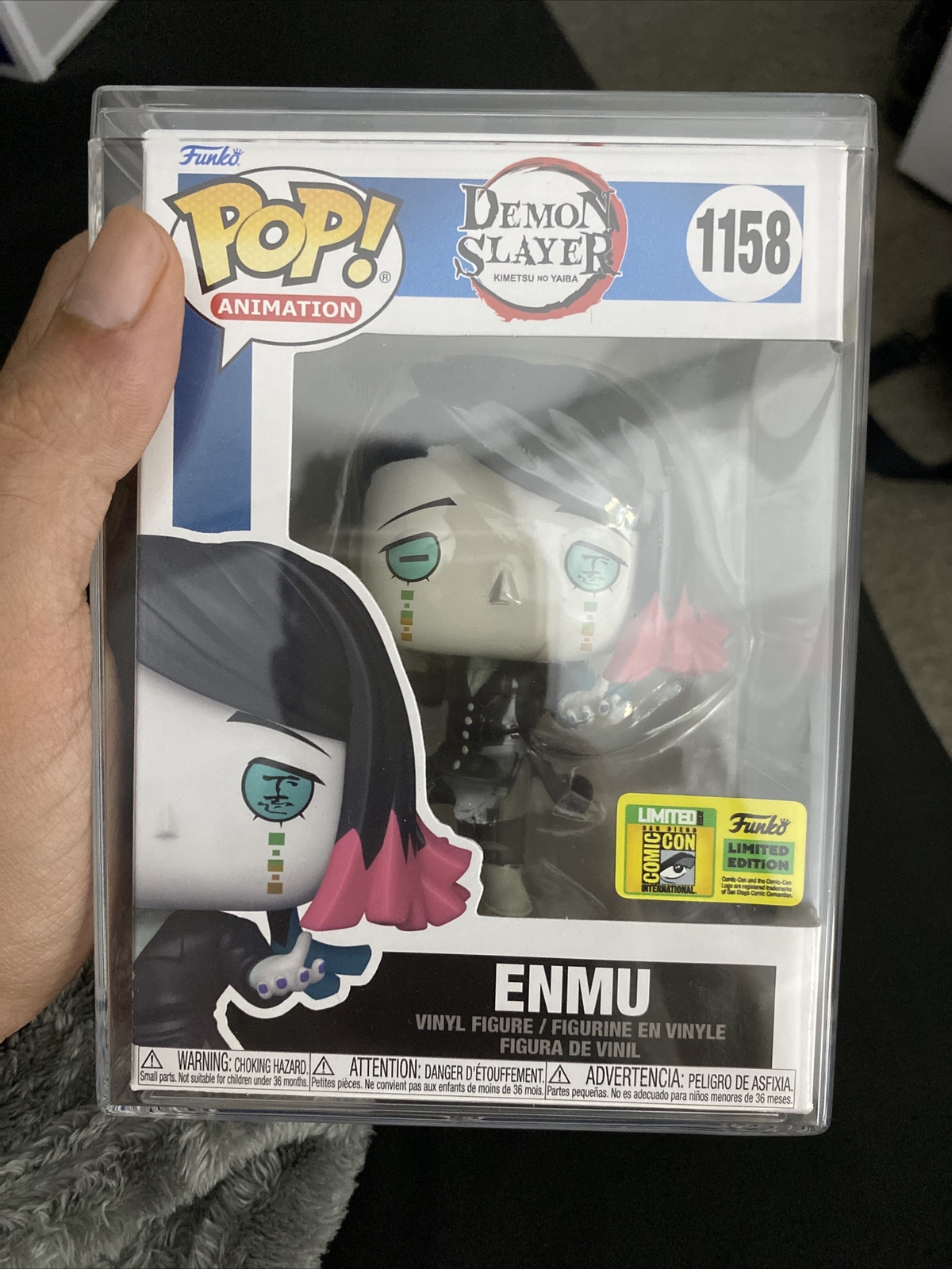 Funko Pop! Vinyl: Demon Slayer Enmu OFFICIAL STICKER SDCC 2022 MINT ...