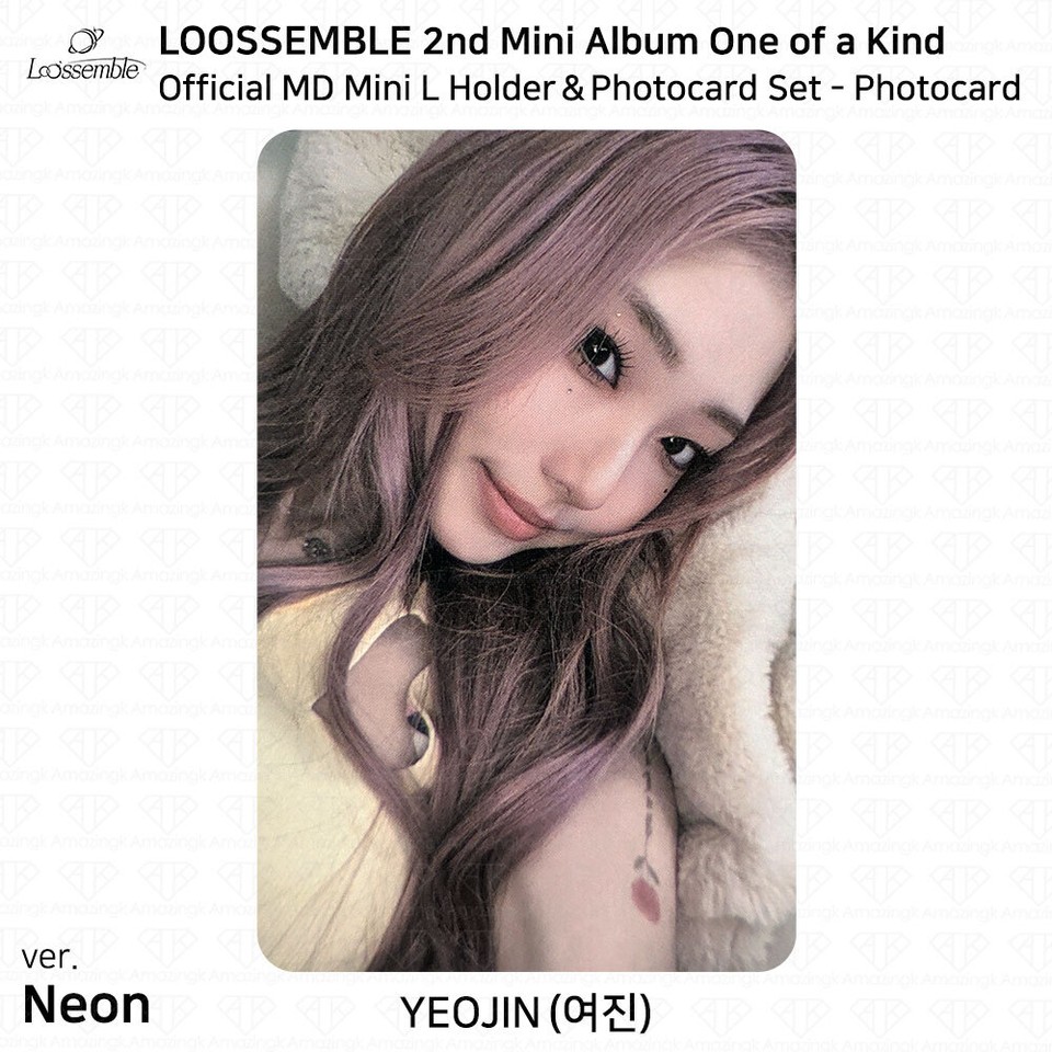 LOOSSEMBLE 2nd Mini Album One of a Kind Official MD Benefit L Holder Photocard | eBay