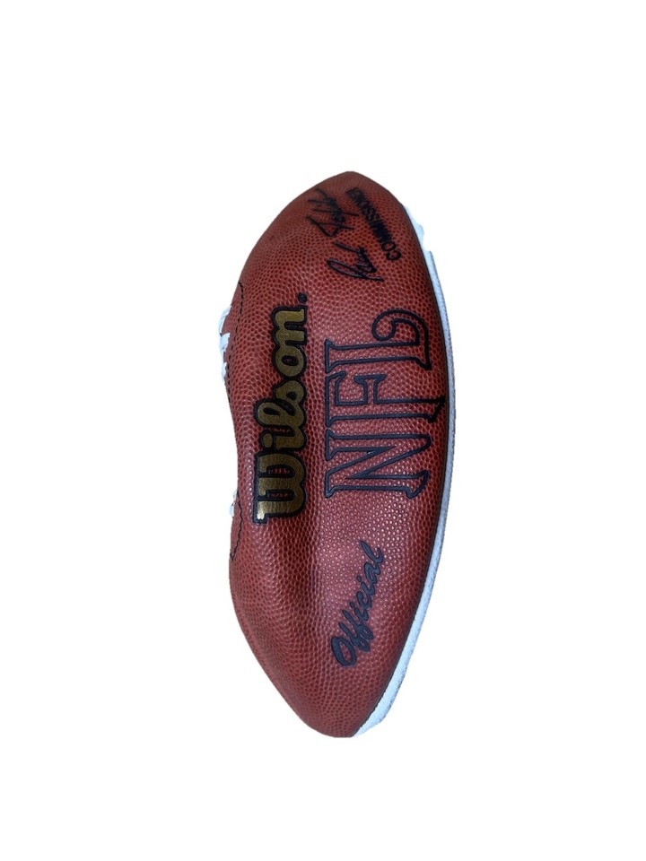 Derrick Ward Signed NFL Game Used Football Giants vs Redskins 10/30 ...