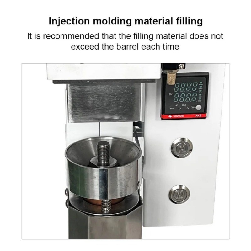 Compact Vertical Pneumatic Injection Molding Machine Desktop Molding ...