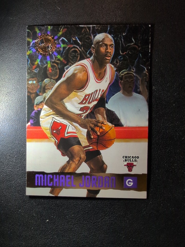 1995 Topps Stadium Club MICHAEL JORDAN “MEMBERS ONLY 50” GOLD STAMP SSP ...