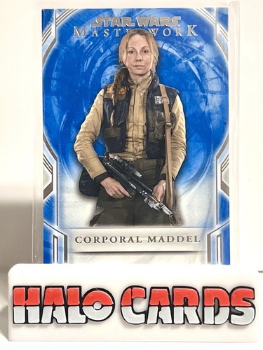 PACK FRESH 2018 Topps Star Wars Masterwork CORPORAL MADDEL Card #62 ...