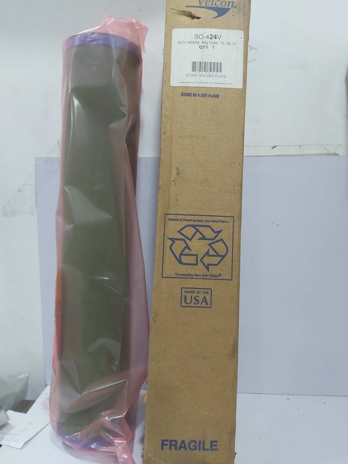 VELCON SO-424V Fluid Filter Element Separator 146934 | eBay