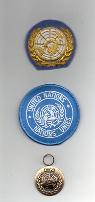 UNITED NATIONS FULL-SIZE MEDAL FOR UNTAC - OFFICERS BERET BADGE ...