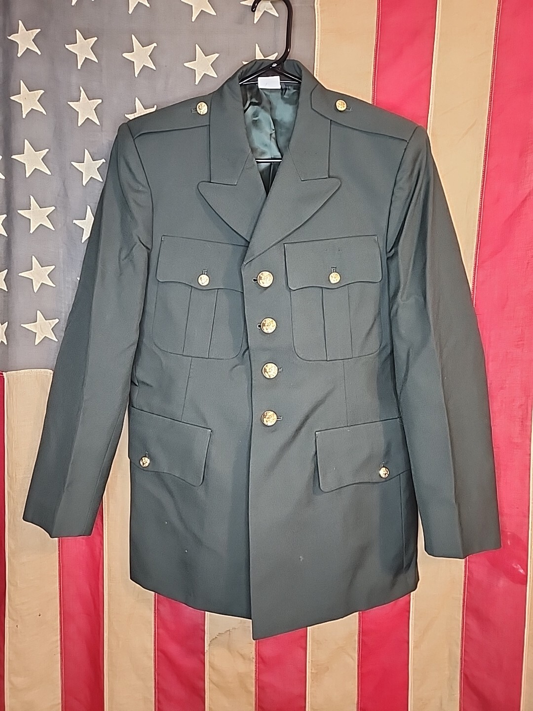 Size Pictured DSCP Class A Jacket Army Dress Green Uniform Ag 489 8208 ...