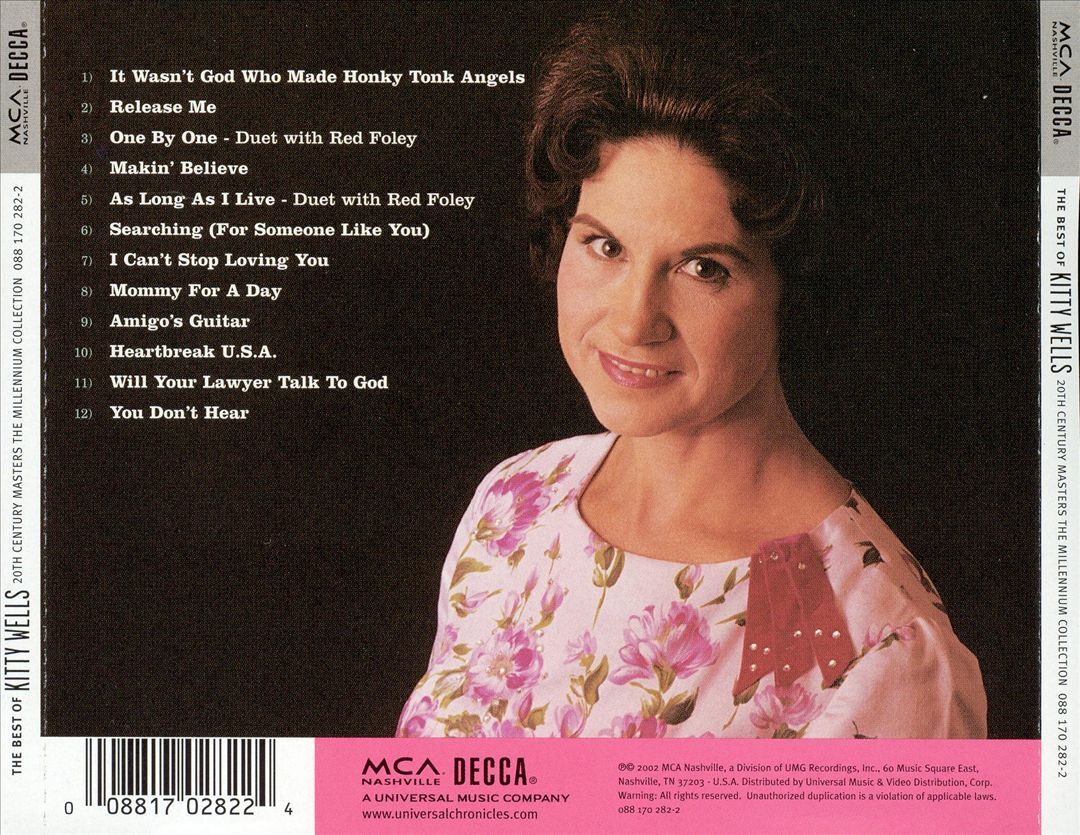 KITTY WELLS - 20TH CENTURY MASTERS - THE MILLENNIUM COLLECTION: THE ...