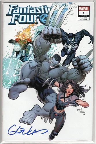 Fantastic Four Vol 6 #1 - Greg Land Variant Signed by Greg Land w/COA ...