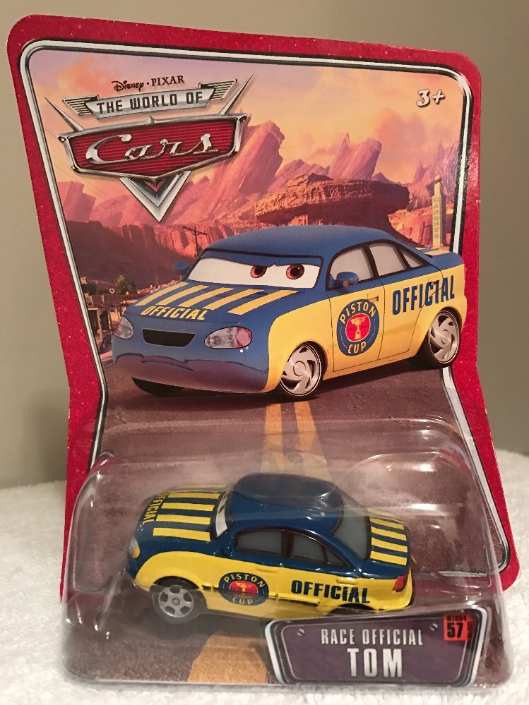 Disney Pixar Cars RACE OFFICIAL TOM | eBay