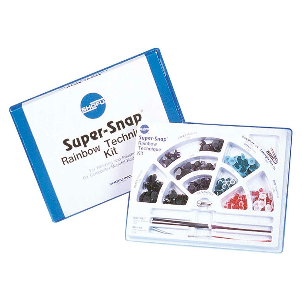 Pack of 3 Shofu Super-Snap Rainbow Technique Kit for Safe Finishing ...