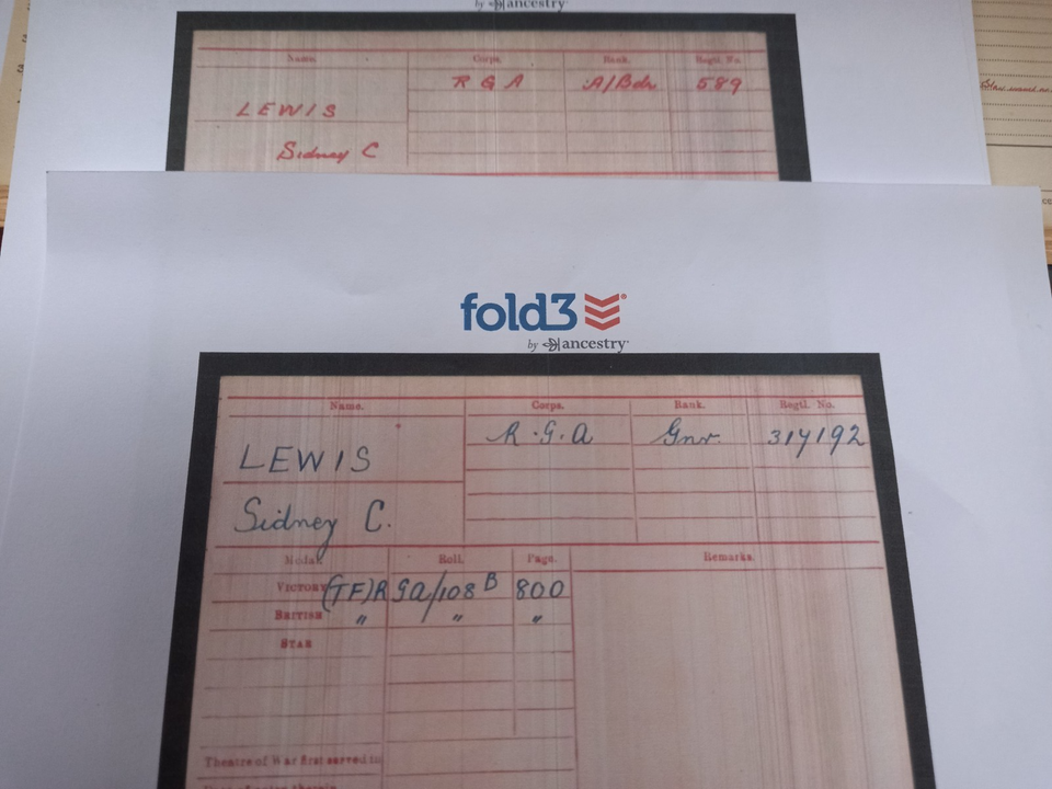 ww1 trio plus Croix De Guerre to Lewis RGA Kent Battery | eBay UK