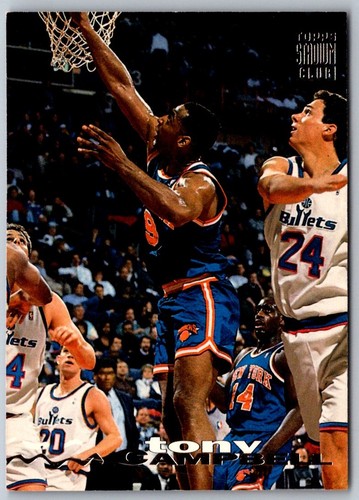 1993 Stadium Club Super Teams NBA Finals Tony Campbell #58 New York ...