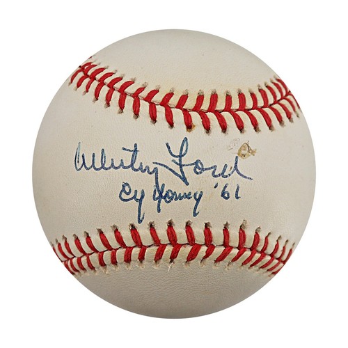 Whitey Ford New York Yankees Autographed Signed Inscribed Baseball (JSA ...