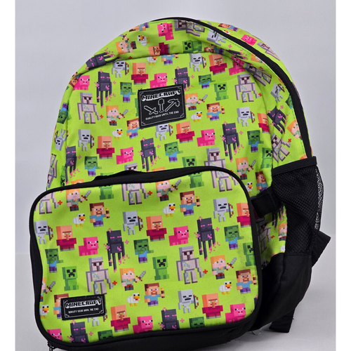 🎮 JINX Minecraft Backpack & Insulated Lunchbox – Excellent Condition 🎮 ...