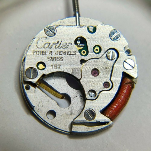 cartier quartz movement cal 157 non working, parts, repair | eBay