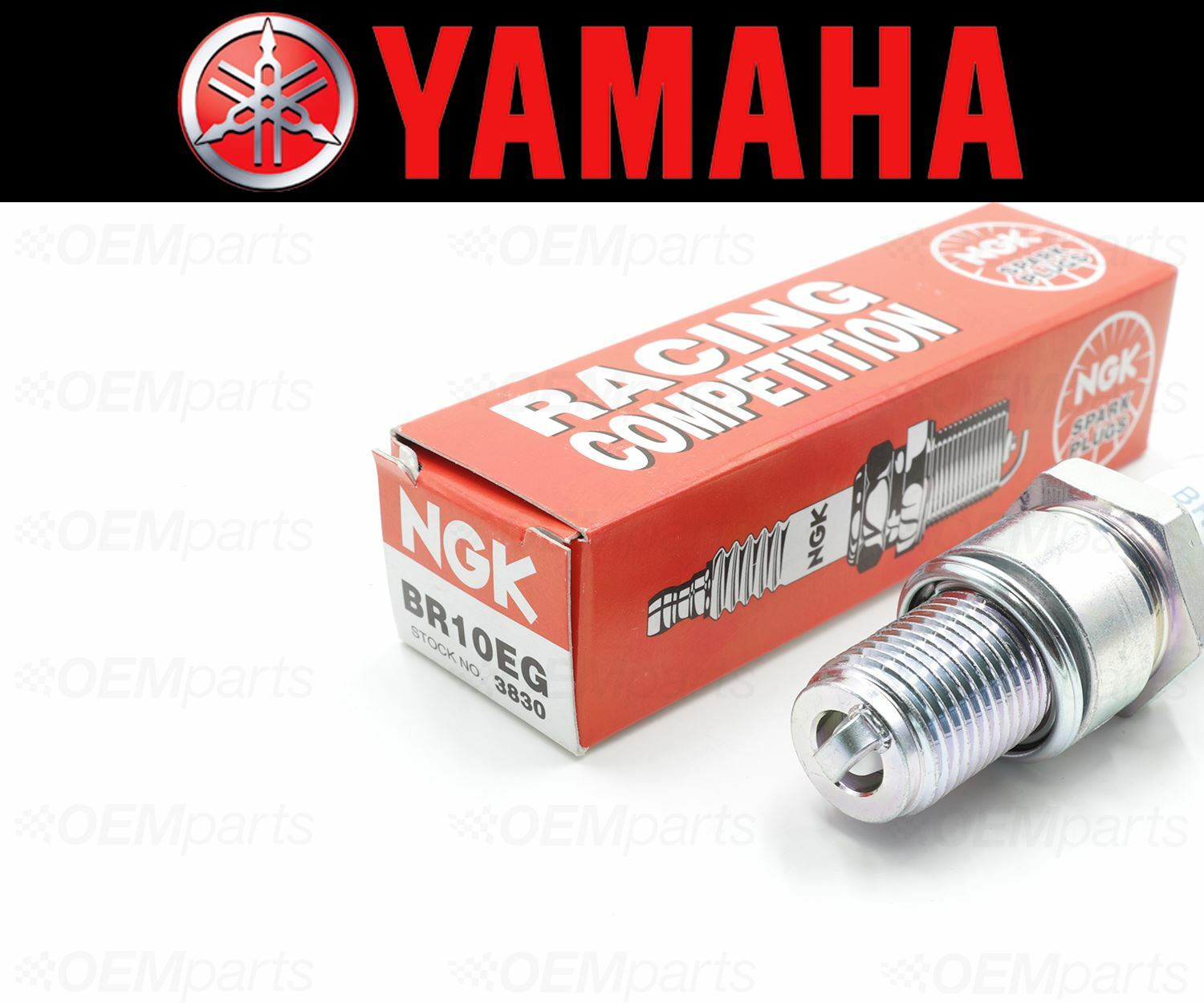 1x NGK BR10EG Spark Plugs Yamaha (See Fitment Chart) #BR1-0EG00-00-00 ...