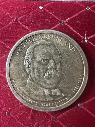 GROVER CLEVELAND - $1 Presidential Coin With Ridge Error, Missing ...