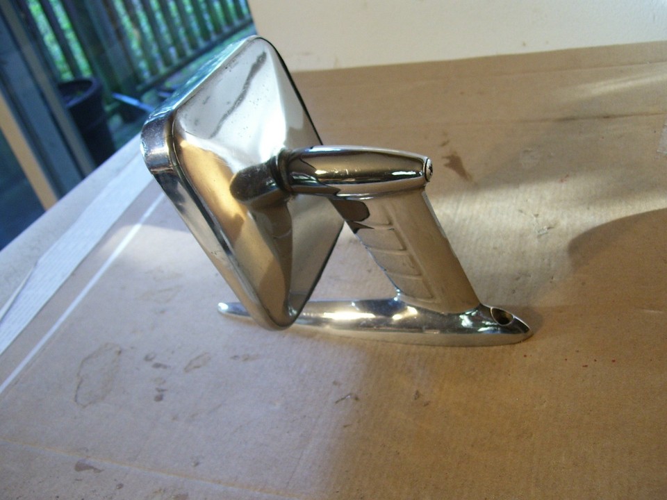 Rat rod square unknown mirror Rambler Studebaker Nash 55 56 57 58 59 60 ...
