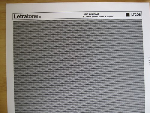 .1 x Letraset Letratone Sheet LT 208 * | eBay UK