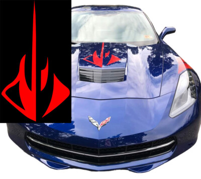 C7 Corvette Stingray hood decal cutout | eBay