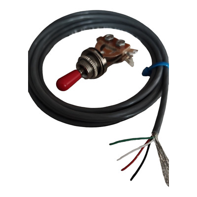 Metric 3-way Switch w/ 5 ft 4 Conductor Shielded Wire Chrome / Red Tip ...