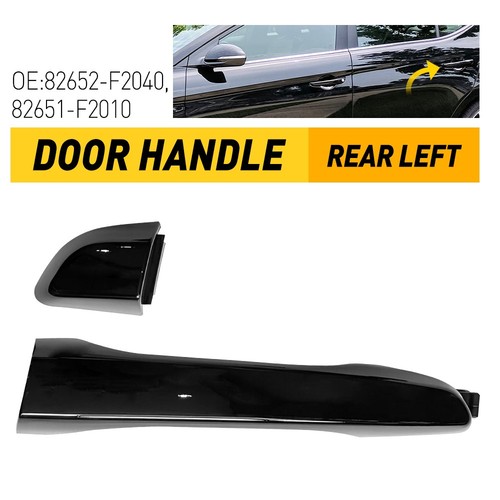 NEW For Hyundai Elantra Black 2017-2020 Outside Door Handle LH Rear ...